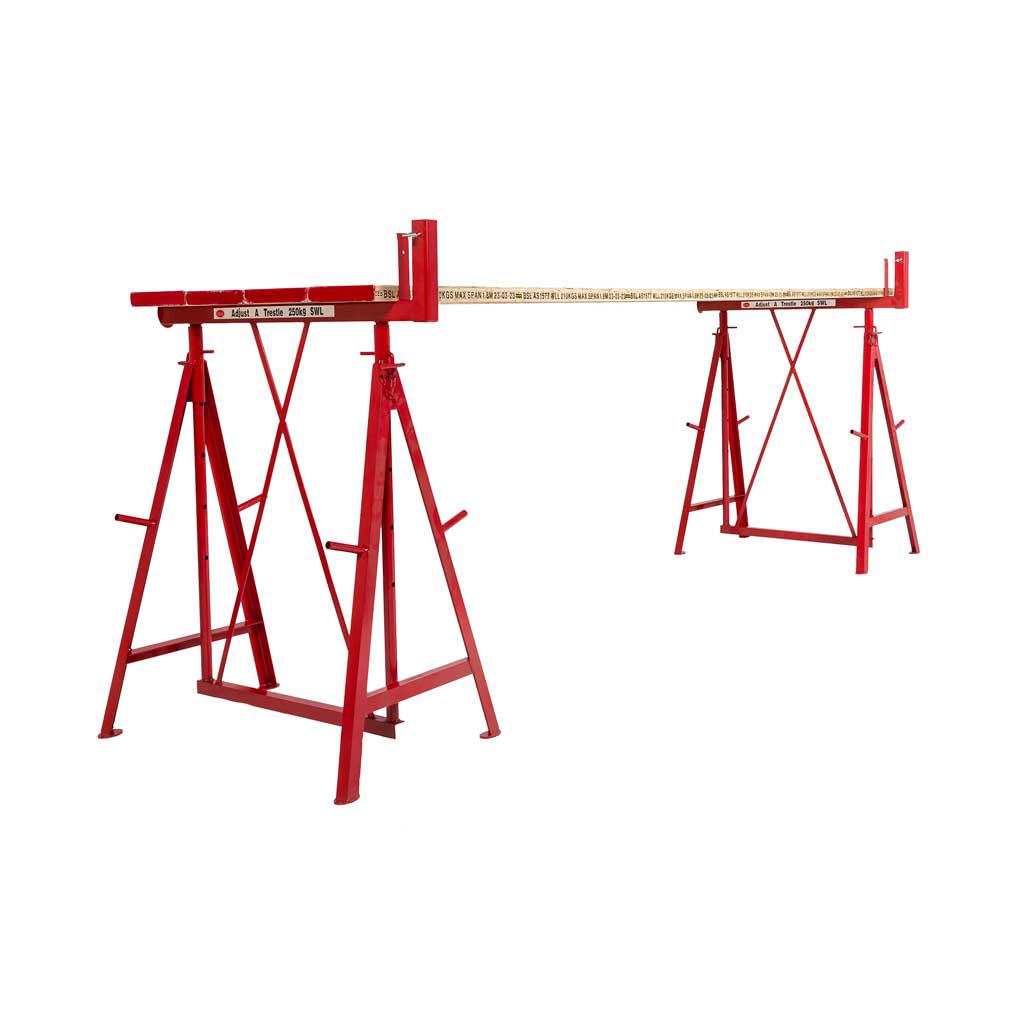 Bricklayers Trestle, Adjustable 1200 - 1800mm (Certified to AU Standar ...