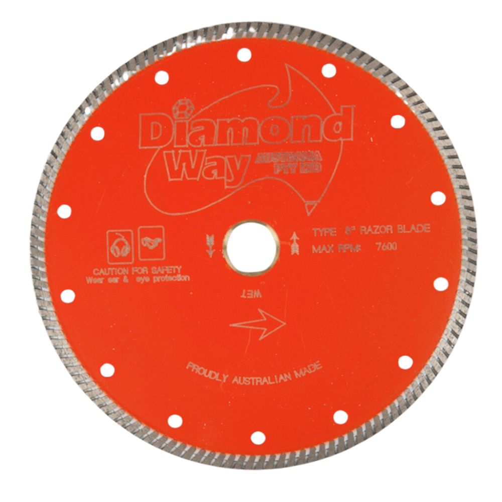 Diamond Way Turbo Blade Orange Porcelain & Tile 4" - Technique Tools